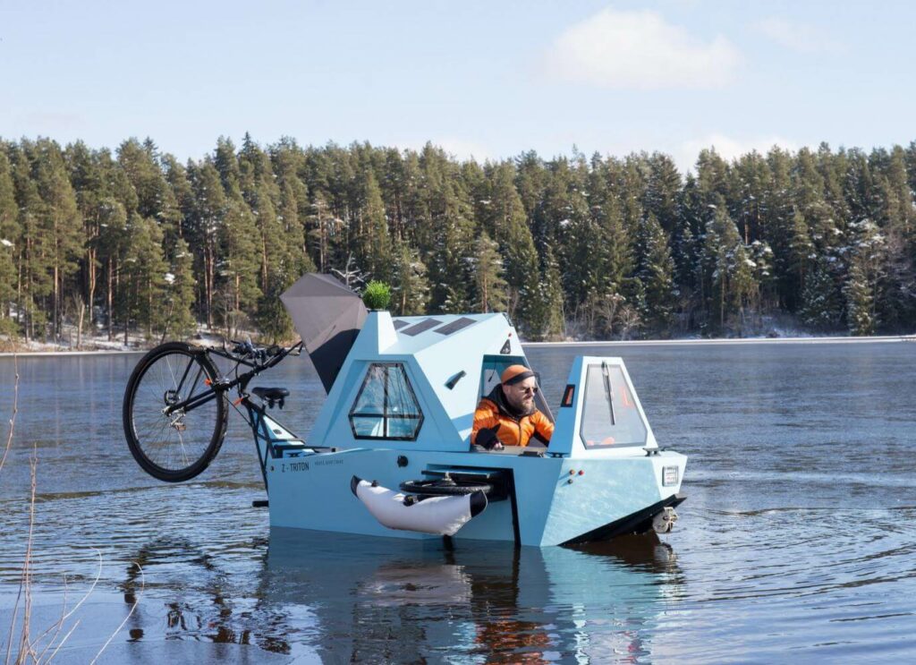 Mini-camper, boot én fiets ineen. | Wereldreizigersclub